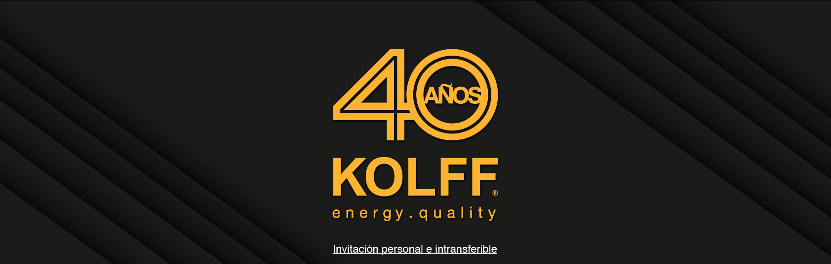 KOLFF - 40 Años